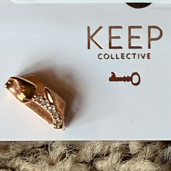 KEEP Collective | Jewelry | Keep Collective Pave Rose Charm | Poshmark